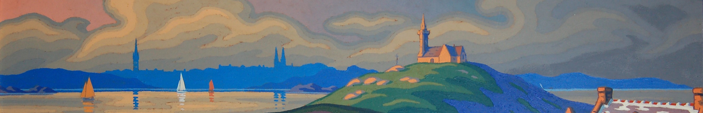 Kerga (1899-1956), peintre de la baie de Morlaix. Décor, illustration ...